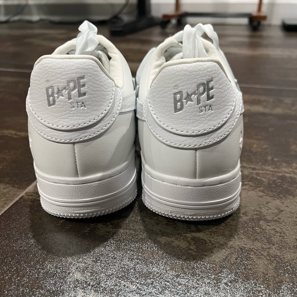 Bape | Shoes | Nwt Bapesta Triple White | Poshmark